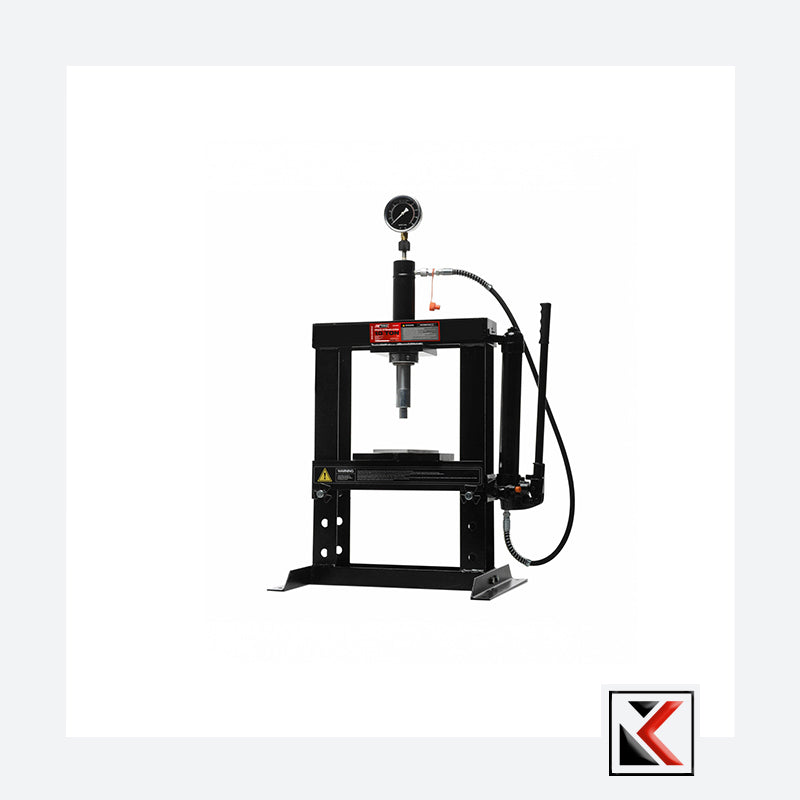Hydraulische pers 10 tons met manometer – Handelsonderneming Kremer