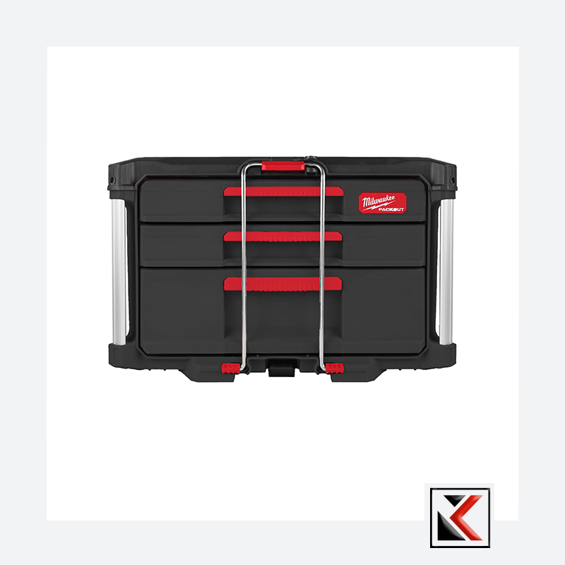 Milwaukee PACKOUT 2+1 Drawer Tool Box – Handelsonderneming Kremer