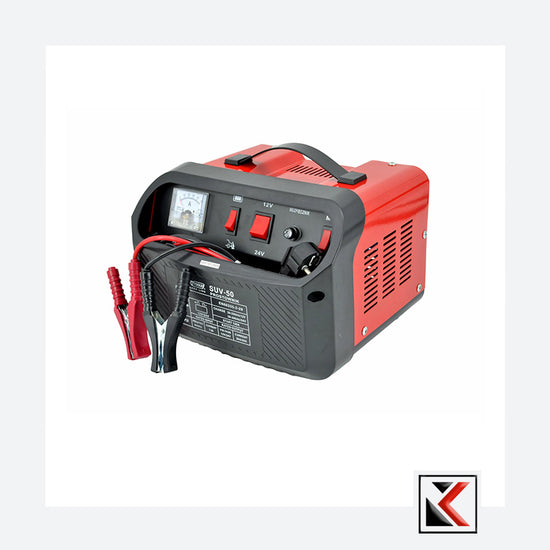 Acculader SUV-50 12V-24V met starthulp – Handelsonderneming Kremer
